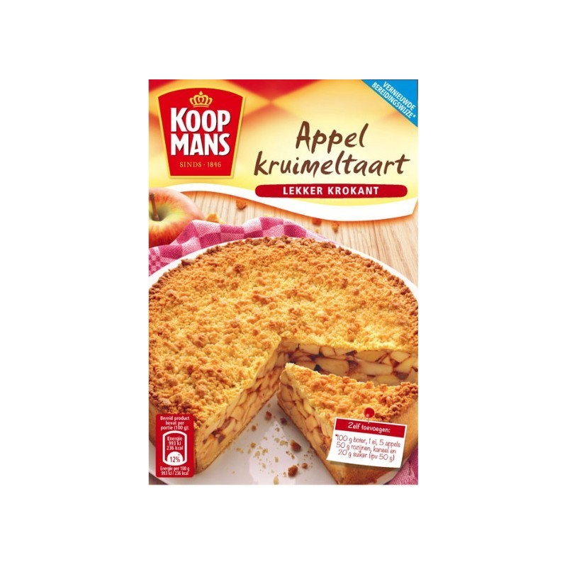 Appel Kruimeltaart Mix Koopmans kopen?